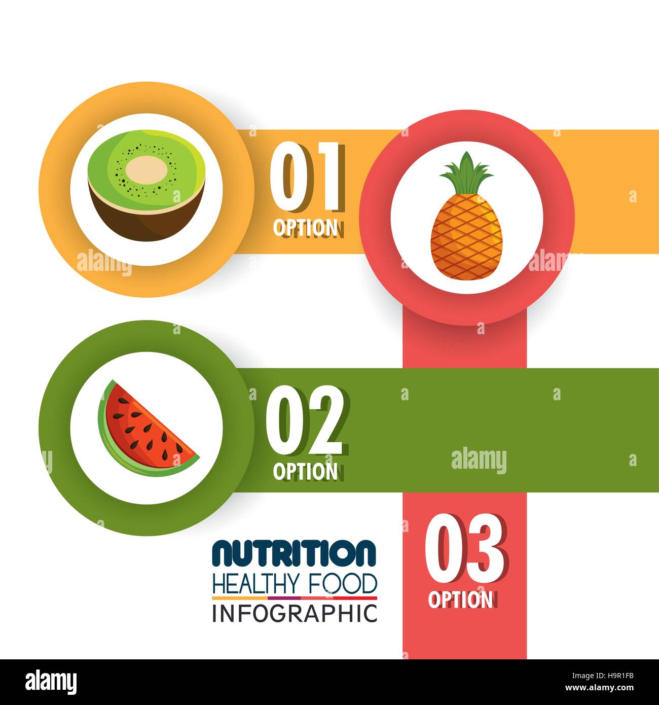 nutrition food infographic icons vector illustration eps 10 Stock ...