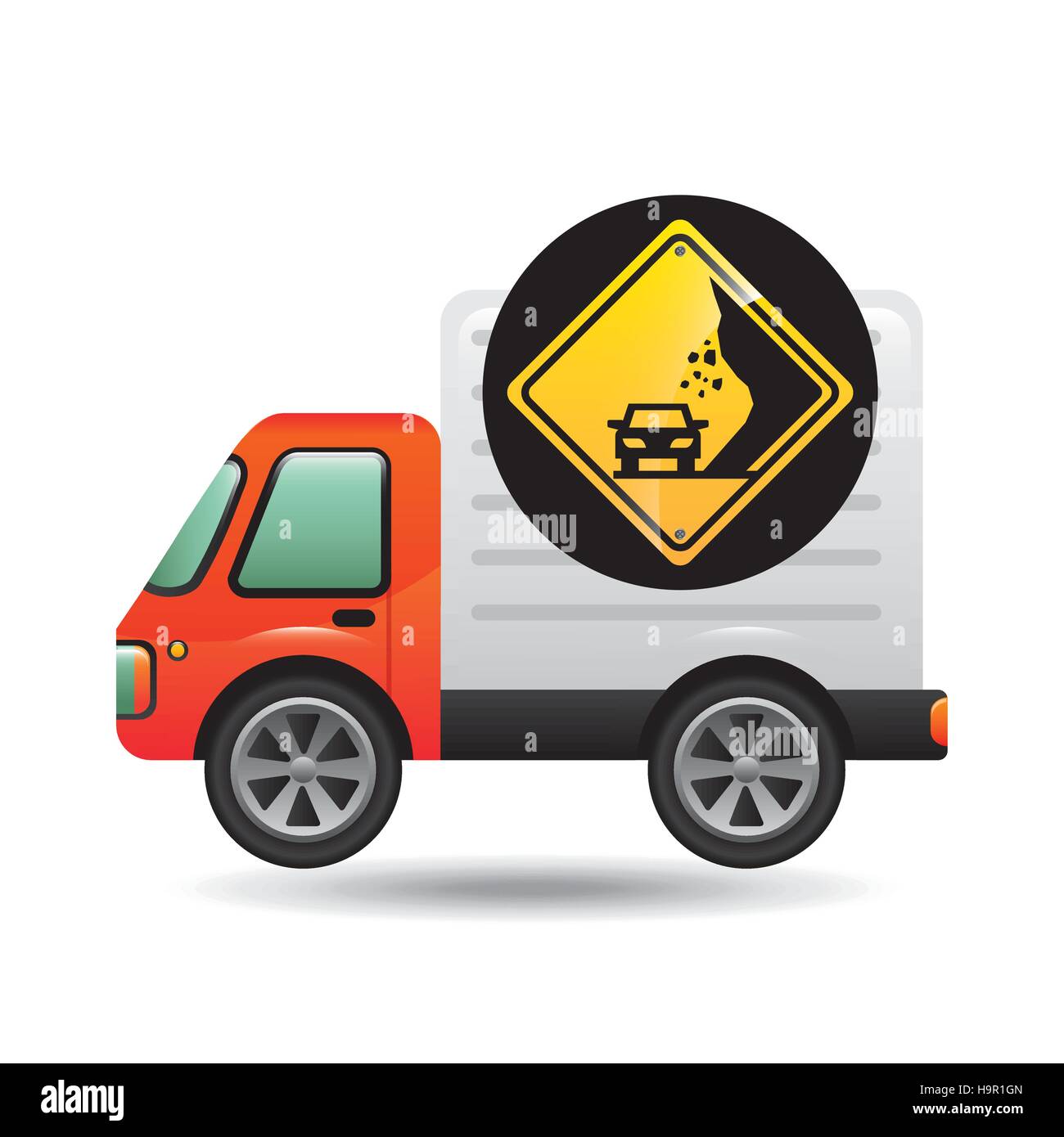 collapse traffic sign concept vector illustration eps 10 Stock Vector ...