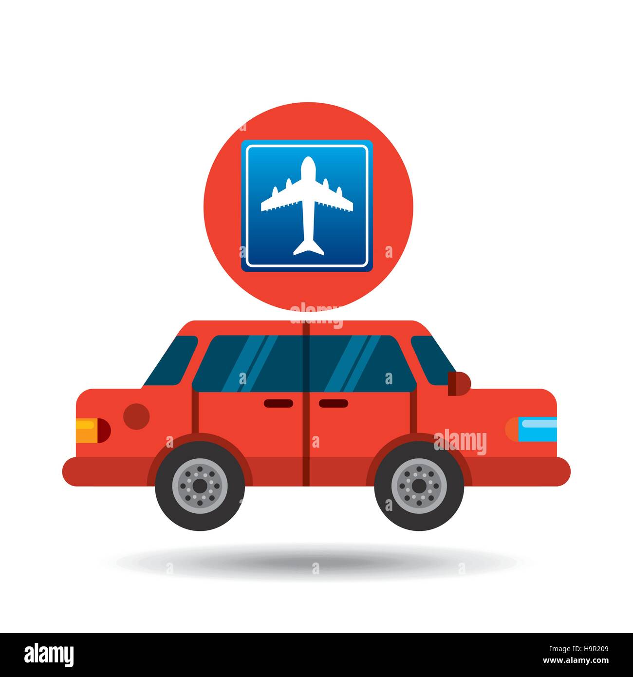 Airport warning sign red triangle hi-res stock photography and images ...