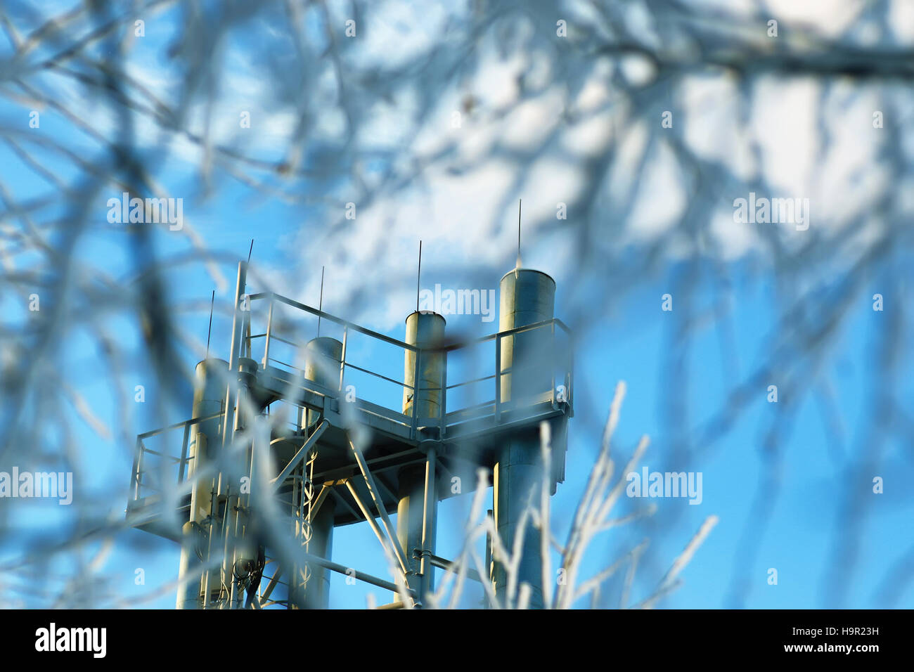 Boiler city russia winter cold hi-res stock photography and images - Alamy