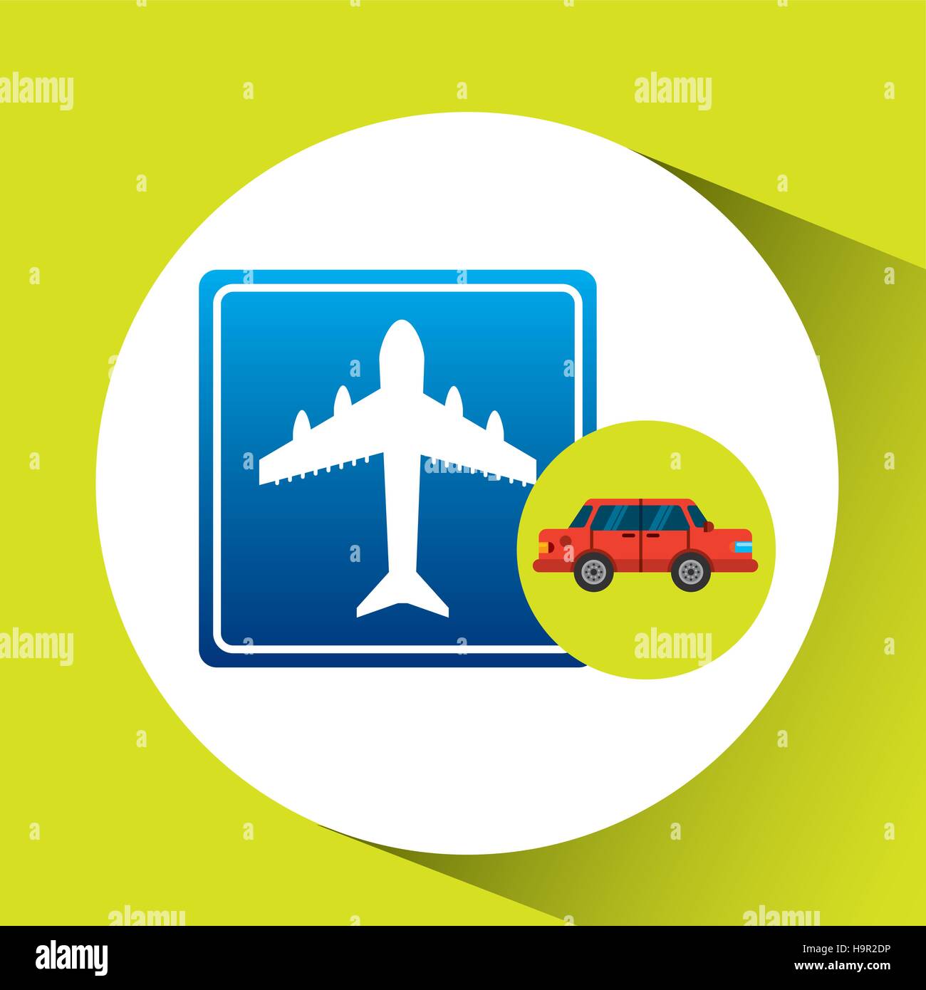 Airport warning sign red triangle hi-res stock photography and images ...