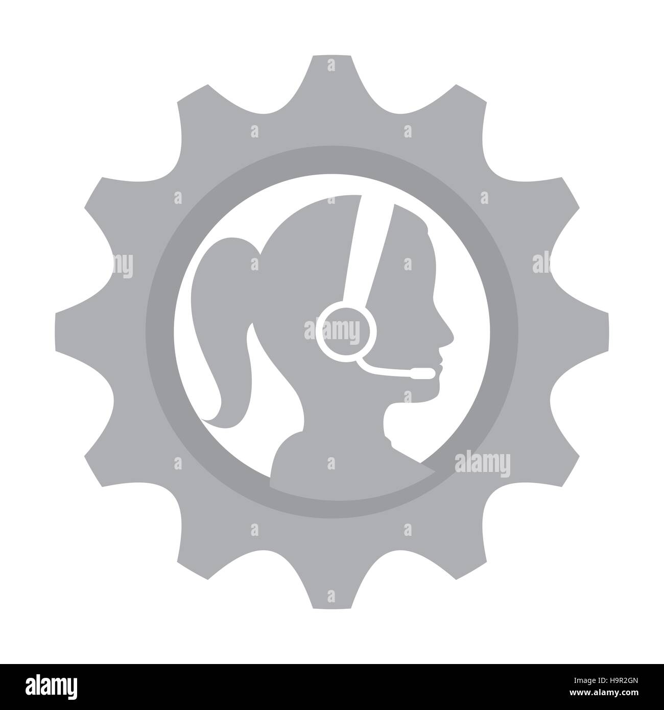 Customer services centre Stock Vector Images - Alamy