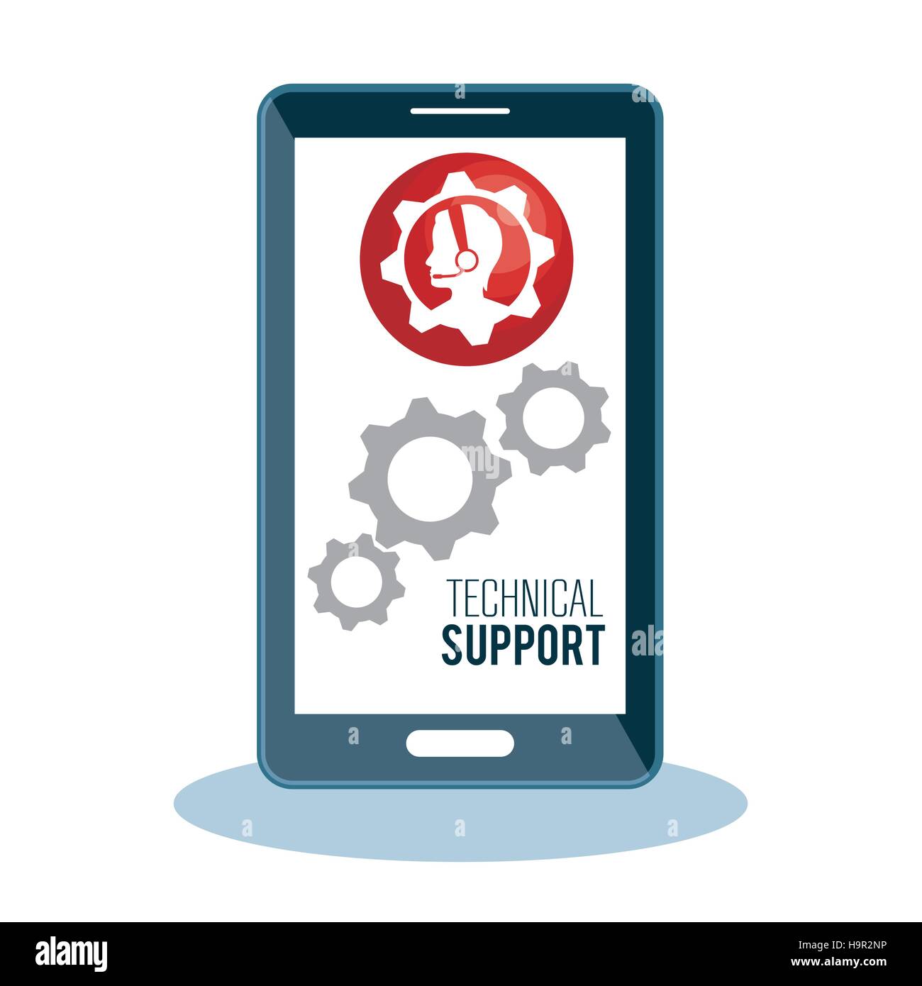 technical support service icon vector illustration design Stock Vector ...