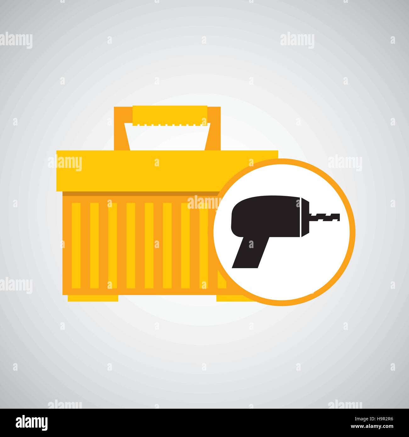 portable tool box drill icon vector illustration eps 10 Stock Vector ...
