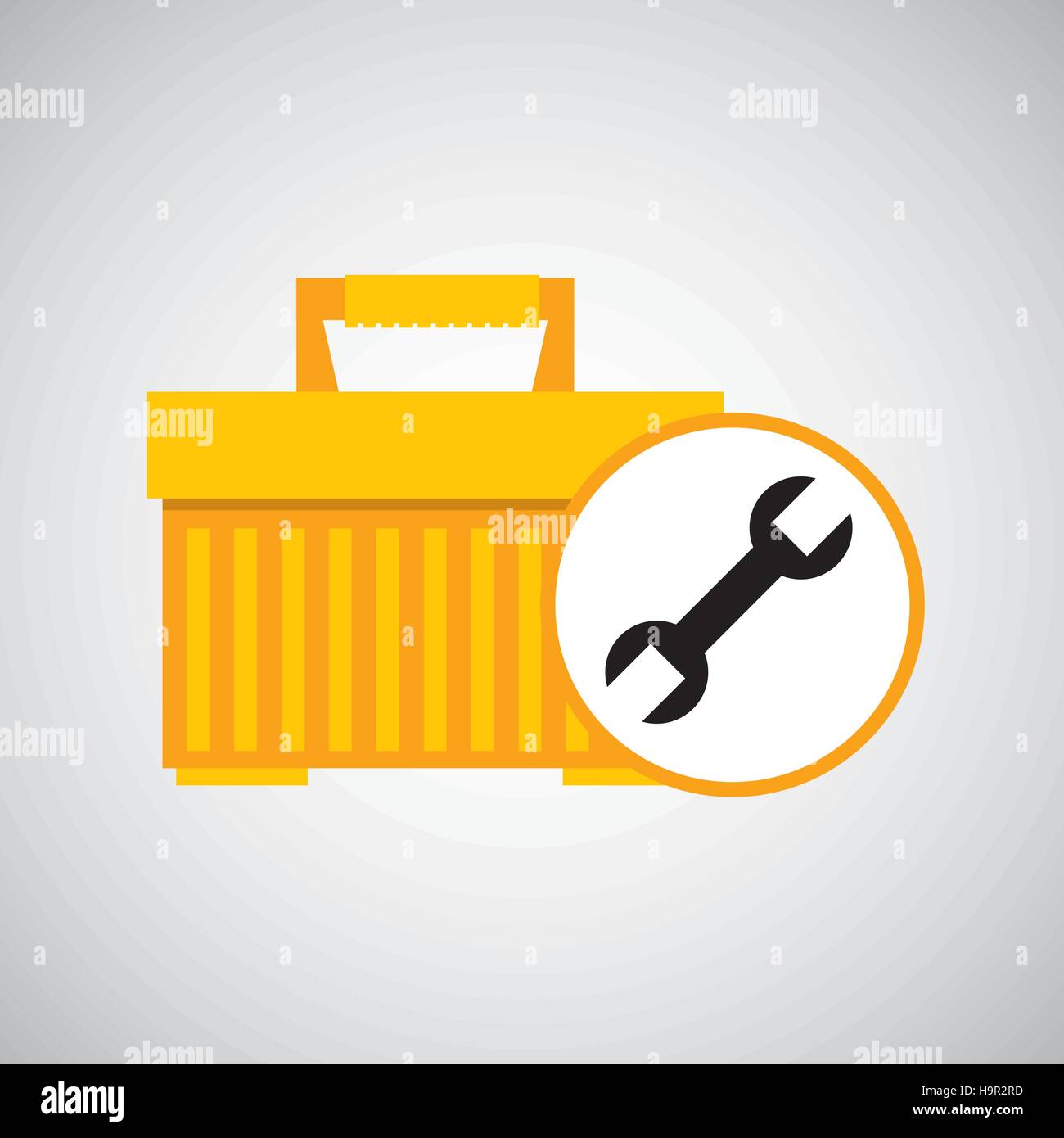 plastic tool box wrench icon vector illustration eps 10 Stock Vector ...