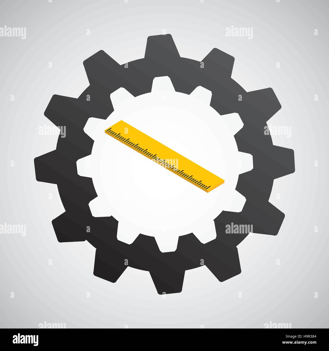 Under the ruler Stock Vector Images - Alamy