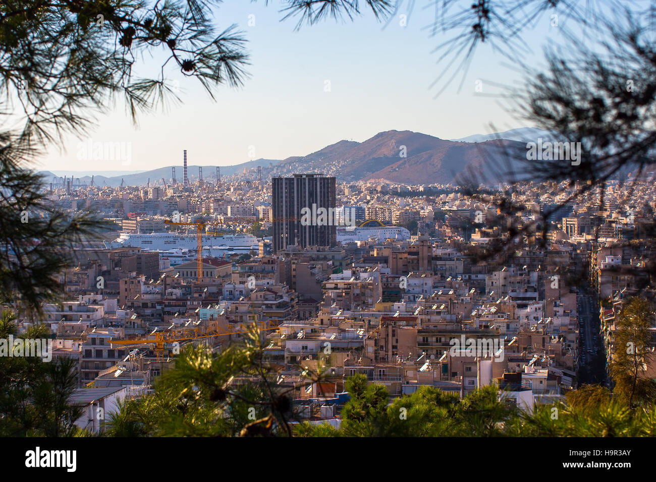 Top view athens hi-res stock photography and images - Alamy
