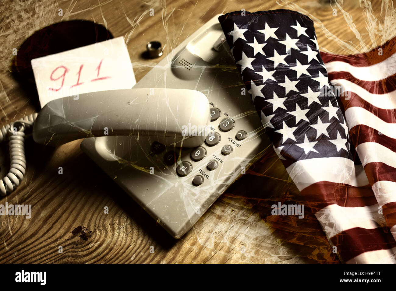 Violance telephone call crack glass hi-res stock photography and images ...