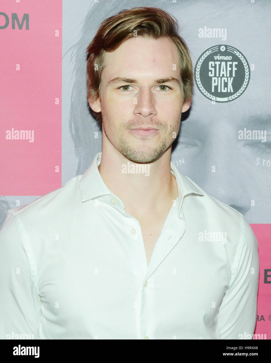 Sam Hammil arrives at the "Goldbricks in Bloom" Los Angeles Premiere at ...