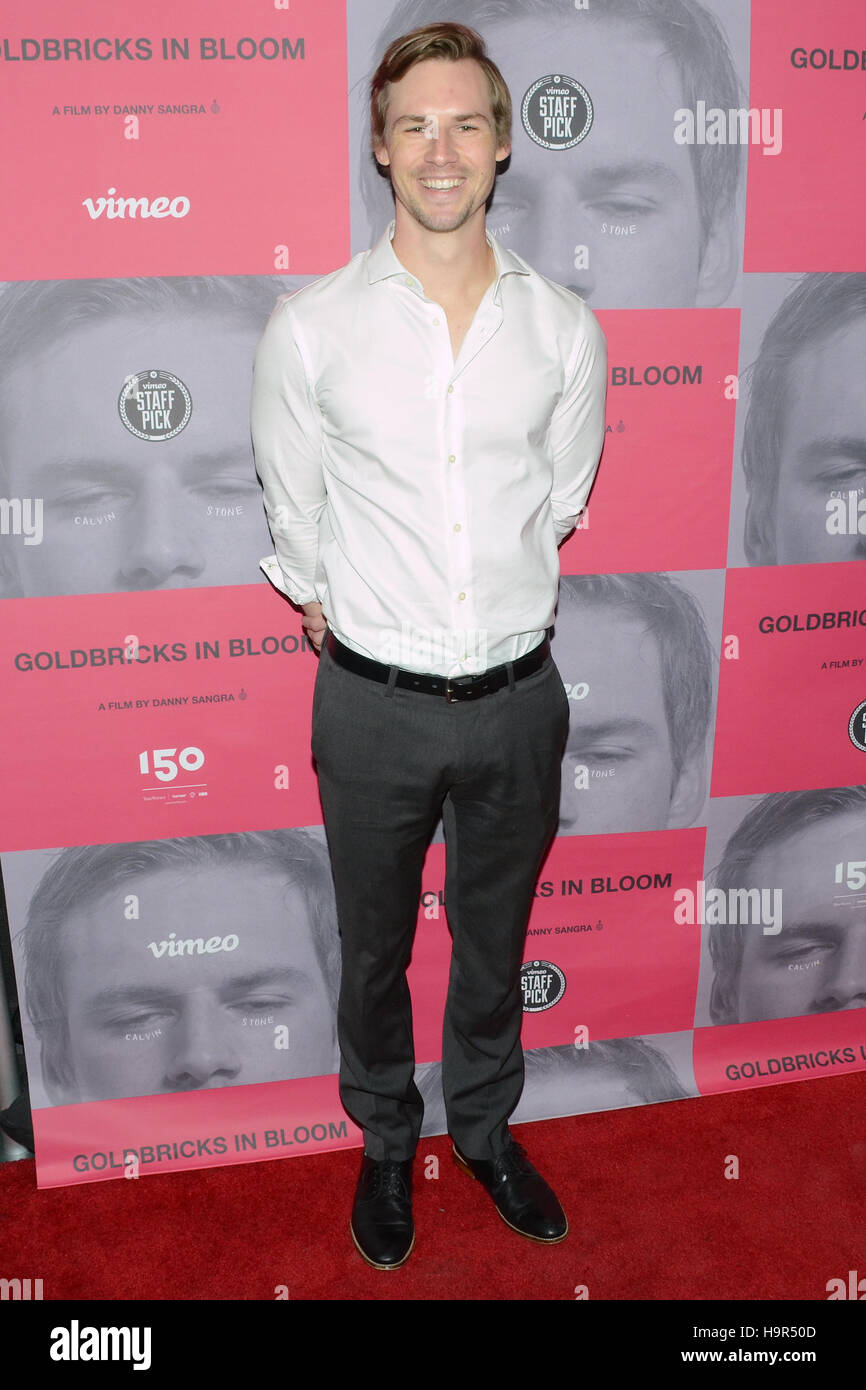 Sam Hammil arrives at the "Goldbricks in Bloom" Los Angeles Premiere at ...