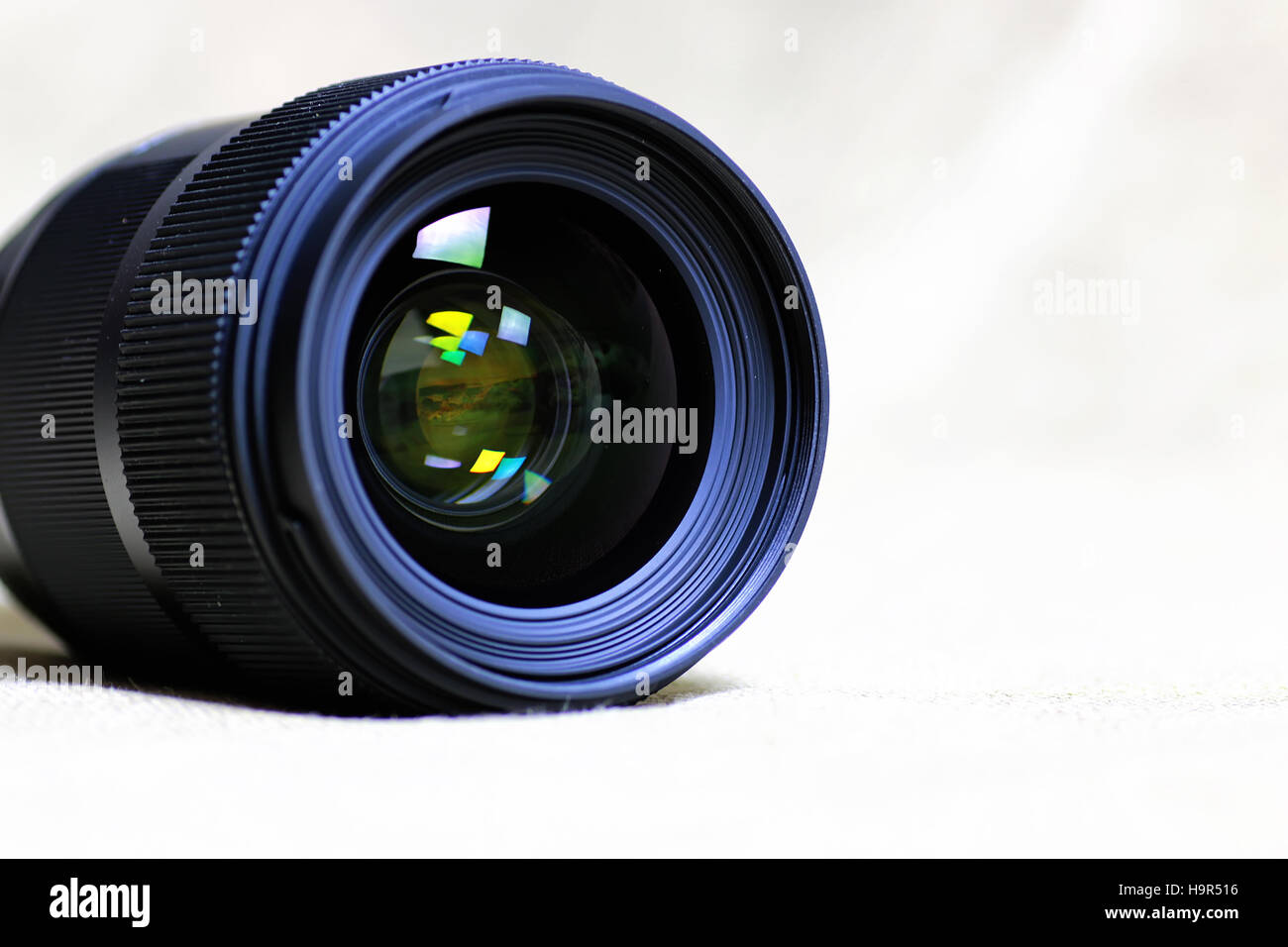background of lens flare object Stock Photo - Alamy