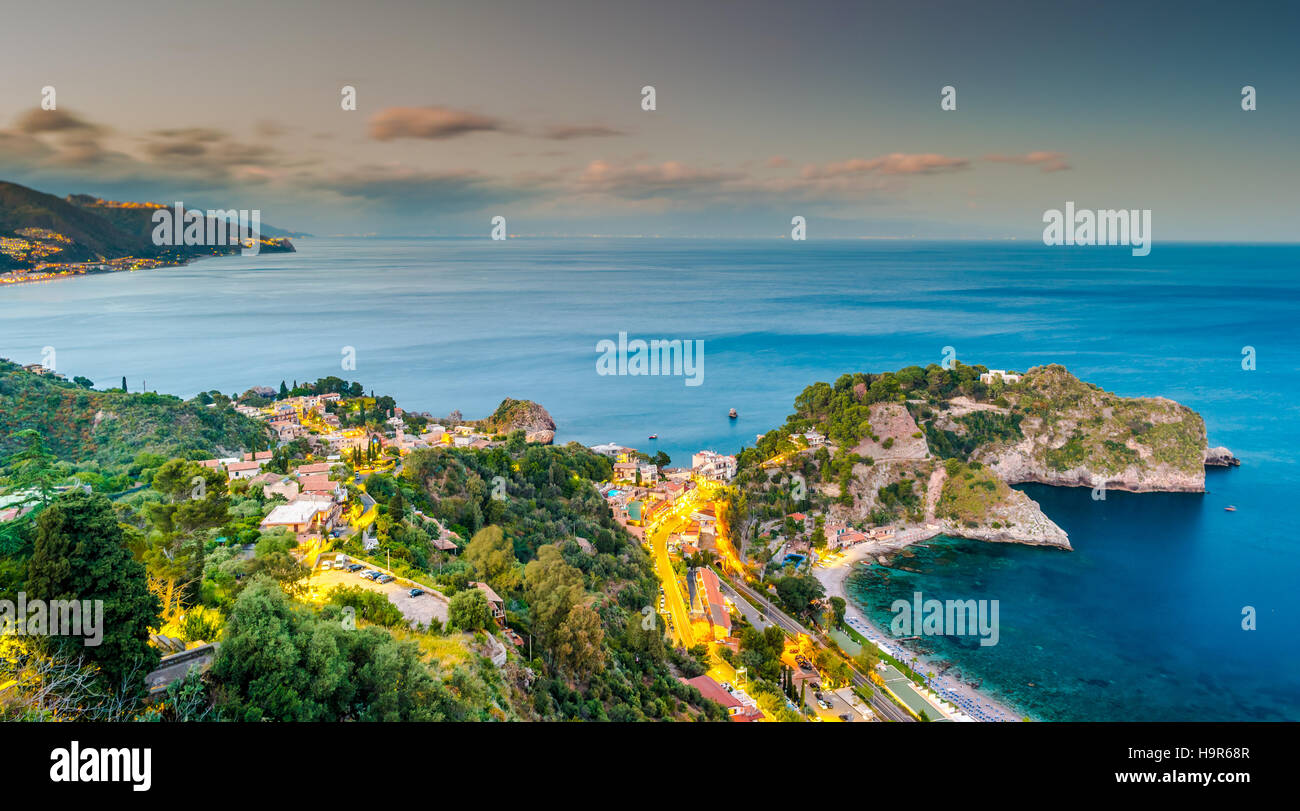 Beautiful landscape of Taormina, Italy Stock Photo - Alamy