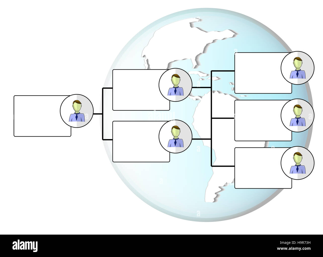 Organogram Cut Out Stock Images & Pictures - Alamy