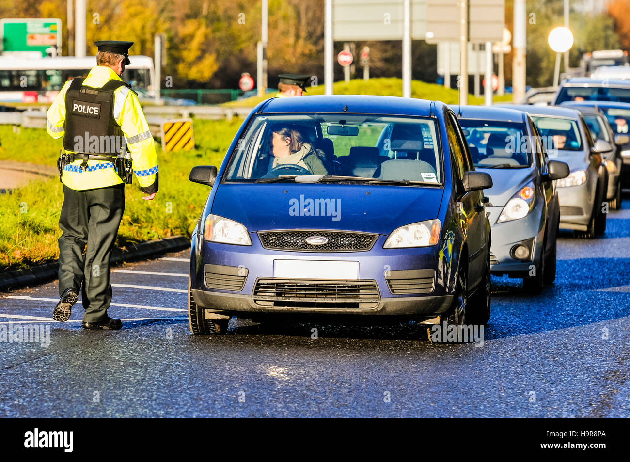 Traffic police stops hi-res stock photography and images - Alamy