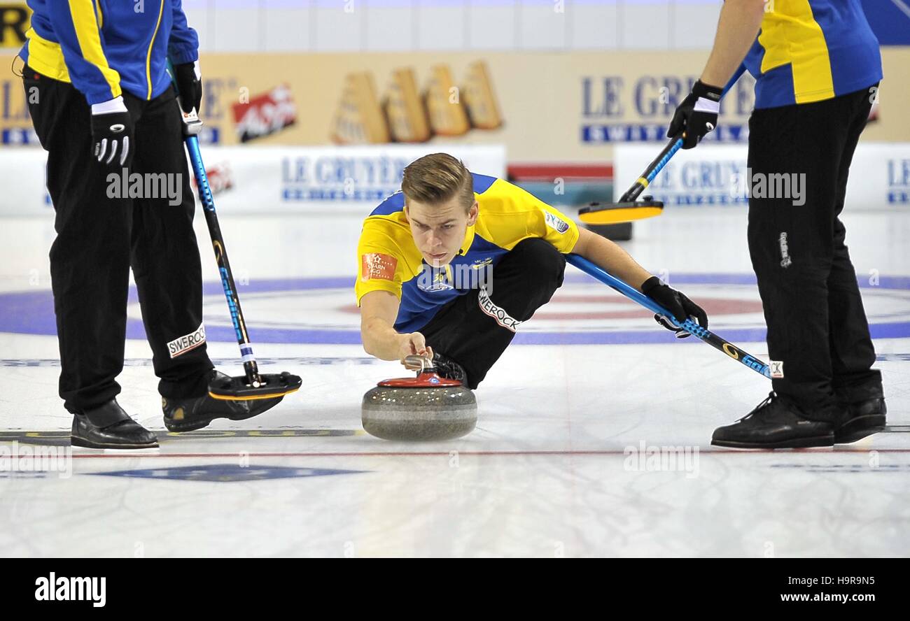 Glasgow, Scotland, UK. 24th Nov, 2016.Christoffer Sundgren (Sweden ...