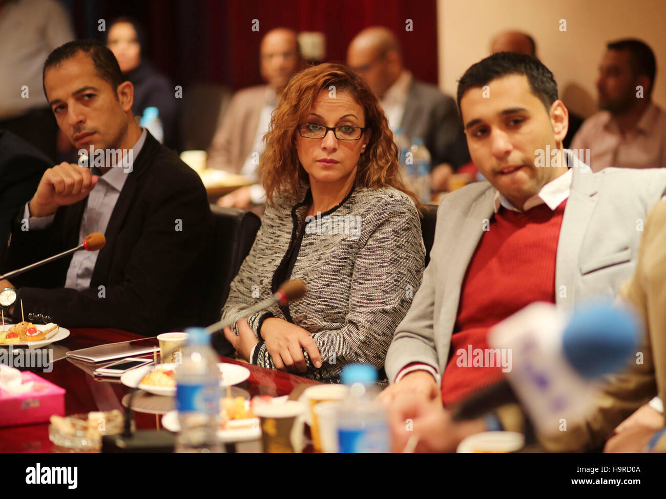 Cairo, Egypt. 24th Nov, 2016. Palestinian Journalists visit the ...