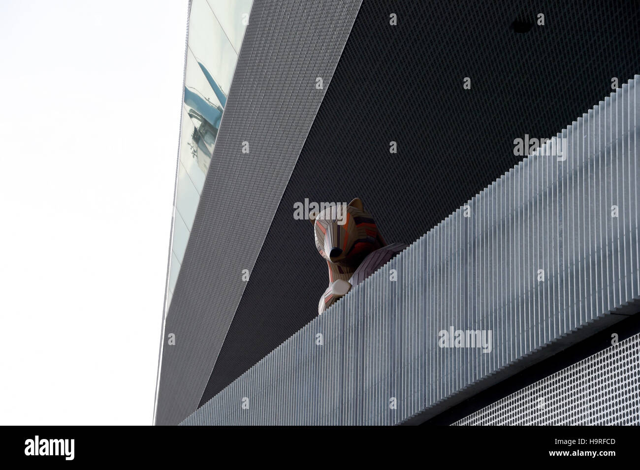 Aarhus, Denmark. 23rd Nov, 2016. The bear of a 'Monstrum' playing setup ...