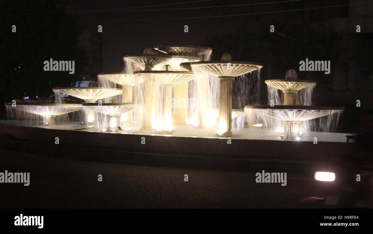After a decade Fountain at Fawara Chowk has been restore, nearby ...