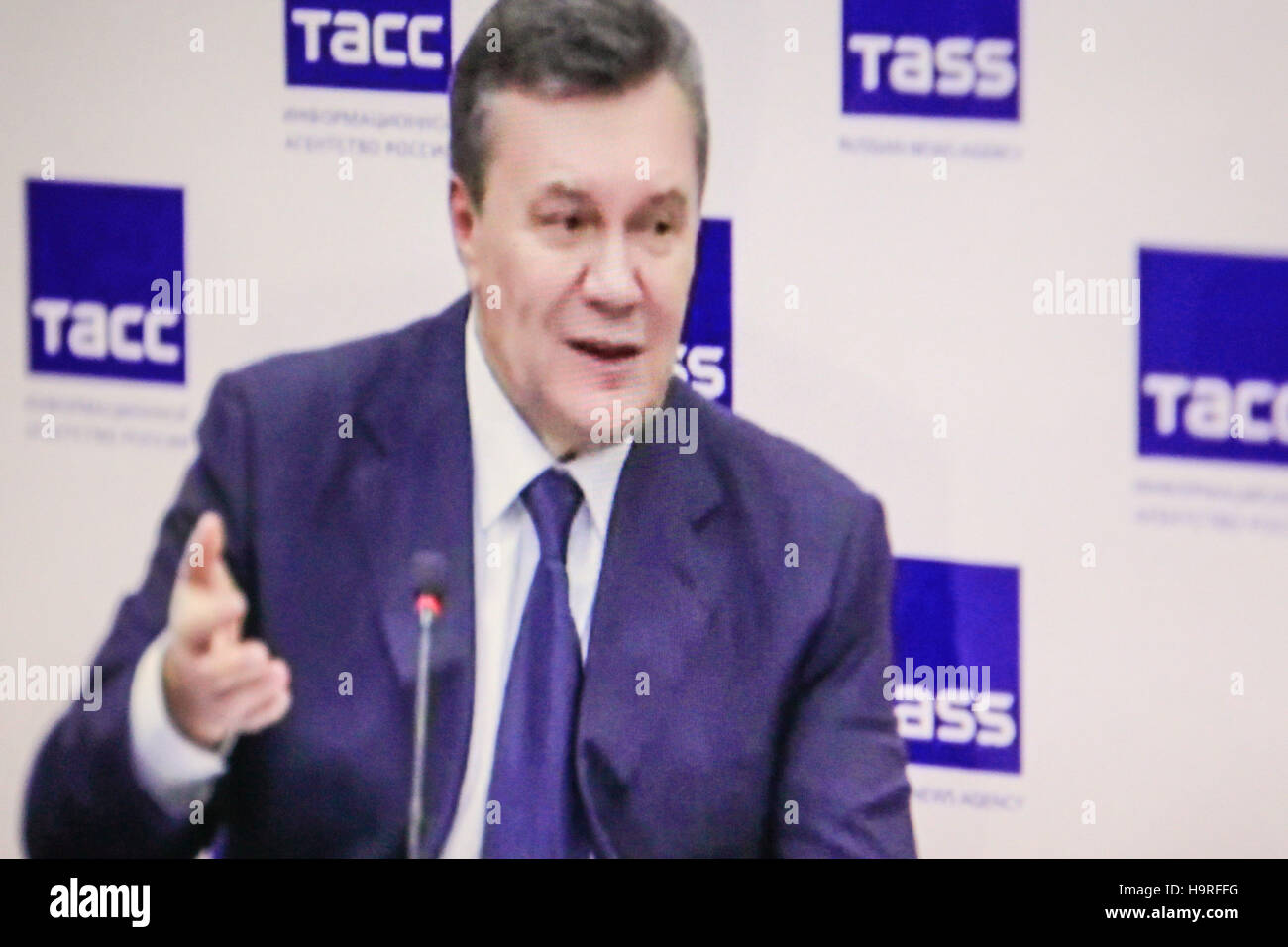 Kiev, Ukraine. 25th Nov, 2016. Former Ukrainian President Yanukovych ...