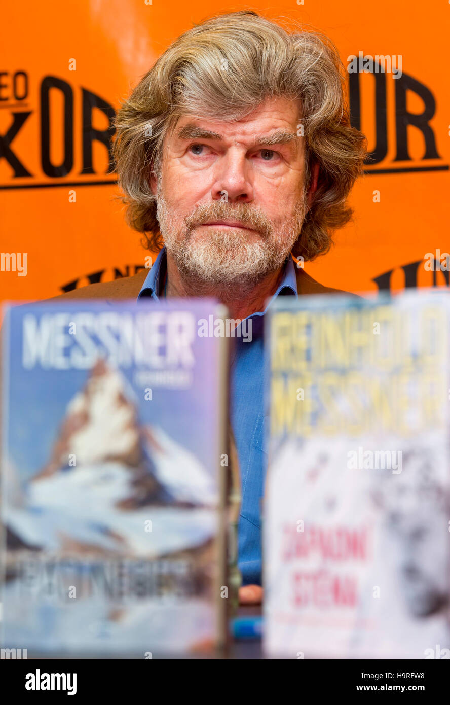 Prague, Czech Republic. 25th Nov, 2016. Mountain-climber Reinhold ...