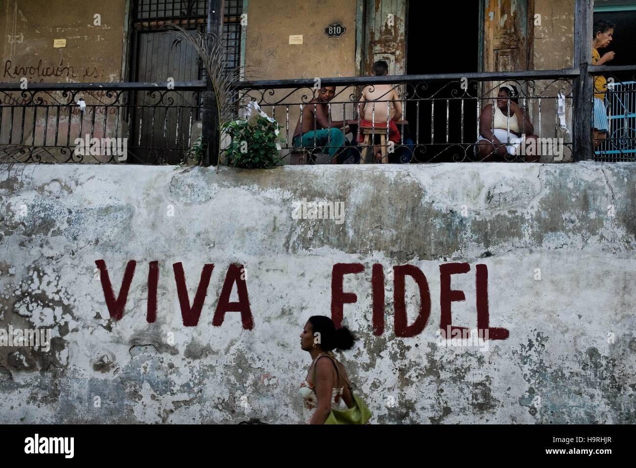 Havana - santiago de cuba, Cuba. 31st July 2007 -- A Cuban woman walks ...