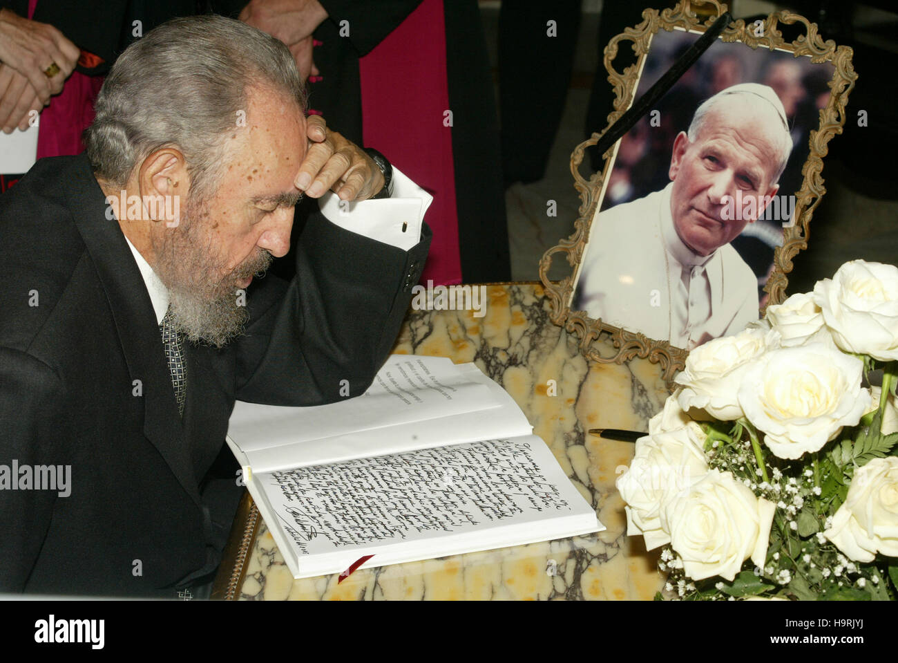 HAVANA, CUBA: April 4, 2005.- Former Cuban President Fidel Castro ...