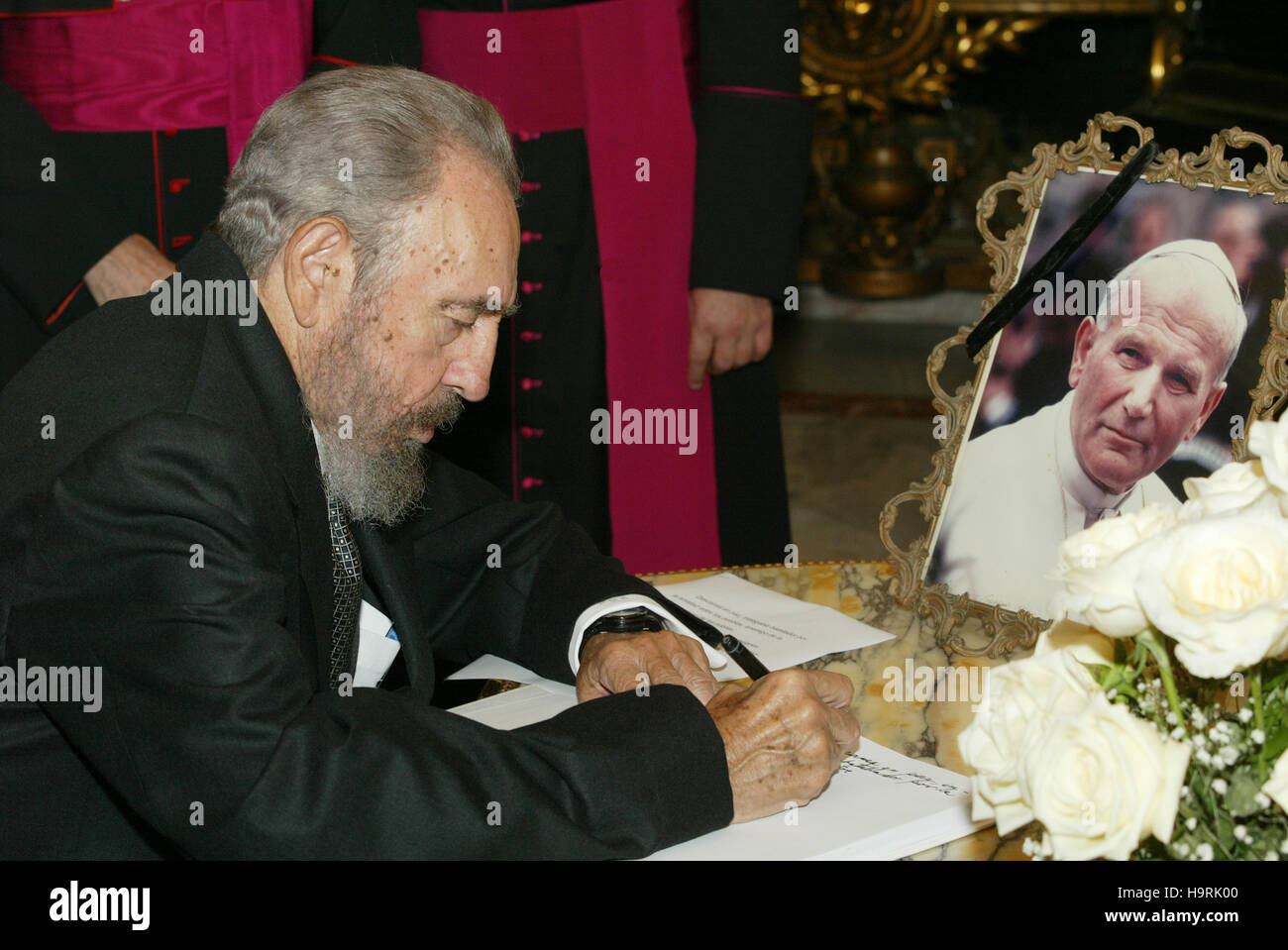 HAVANA, CUBA: April 4, 2005.- Former Cuban President Fidel Castro ...