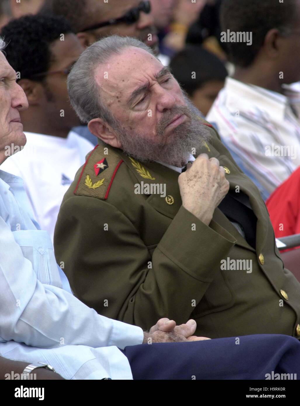18 April 2004- Cuban President Fidel Castro . Credit: Jorge Rey ...