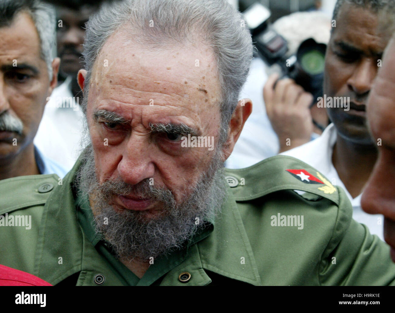 Cuban President Fidel Castro is seen at May Day, Havana, Cuba on May 17 ...