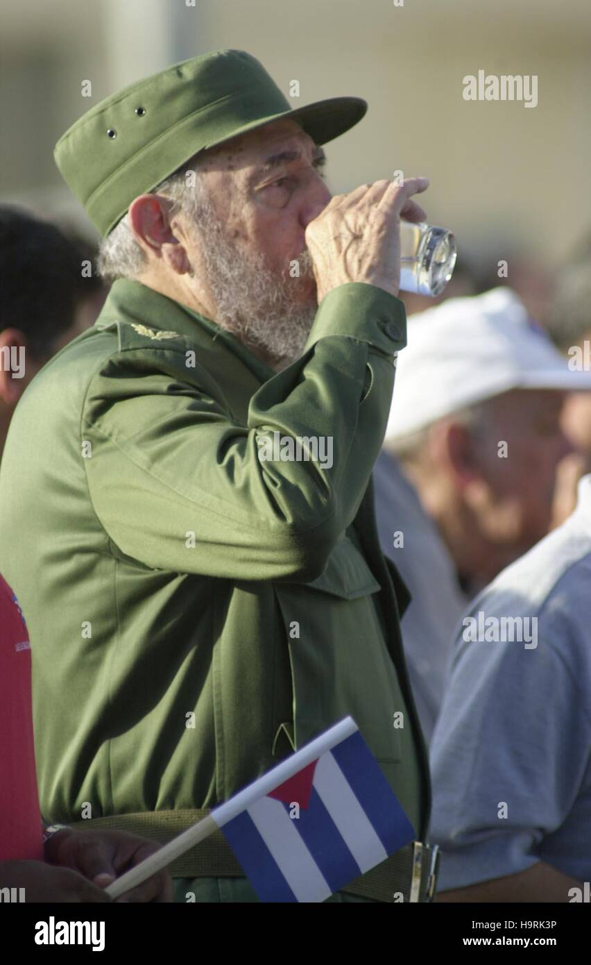 Cuban President Fidel Castro pictured in Cuba on March 15, 2000. Credit ...