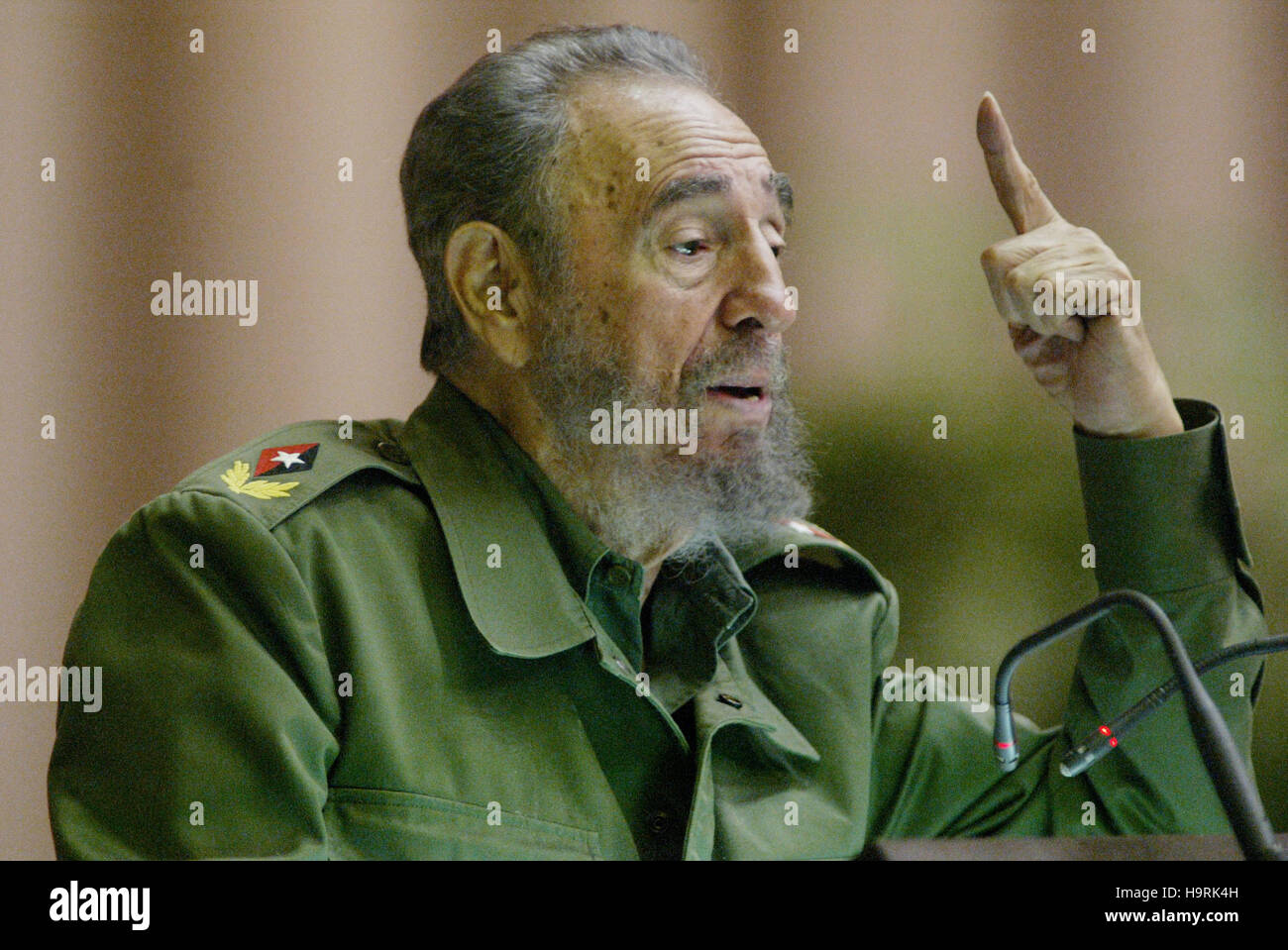 Fidel Castro pictured on June 4, 2005. Credit: Jorge Rey/MediaPunch ...
