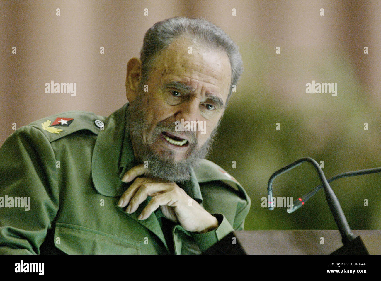 Fidel Castro pictured on June 4, 2005. Credit: Jorge Rey/MediaPunch ...