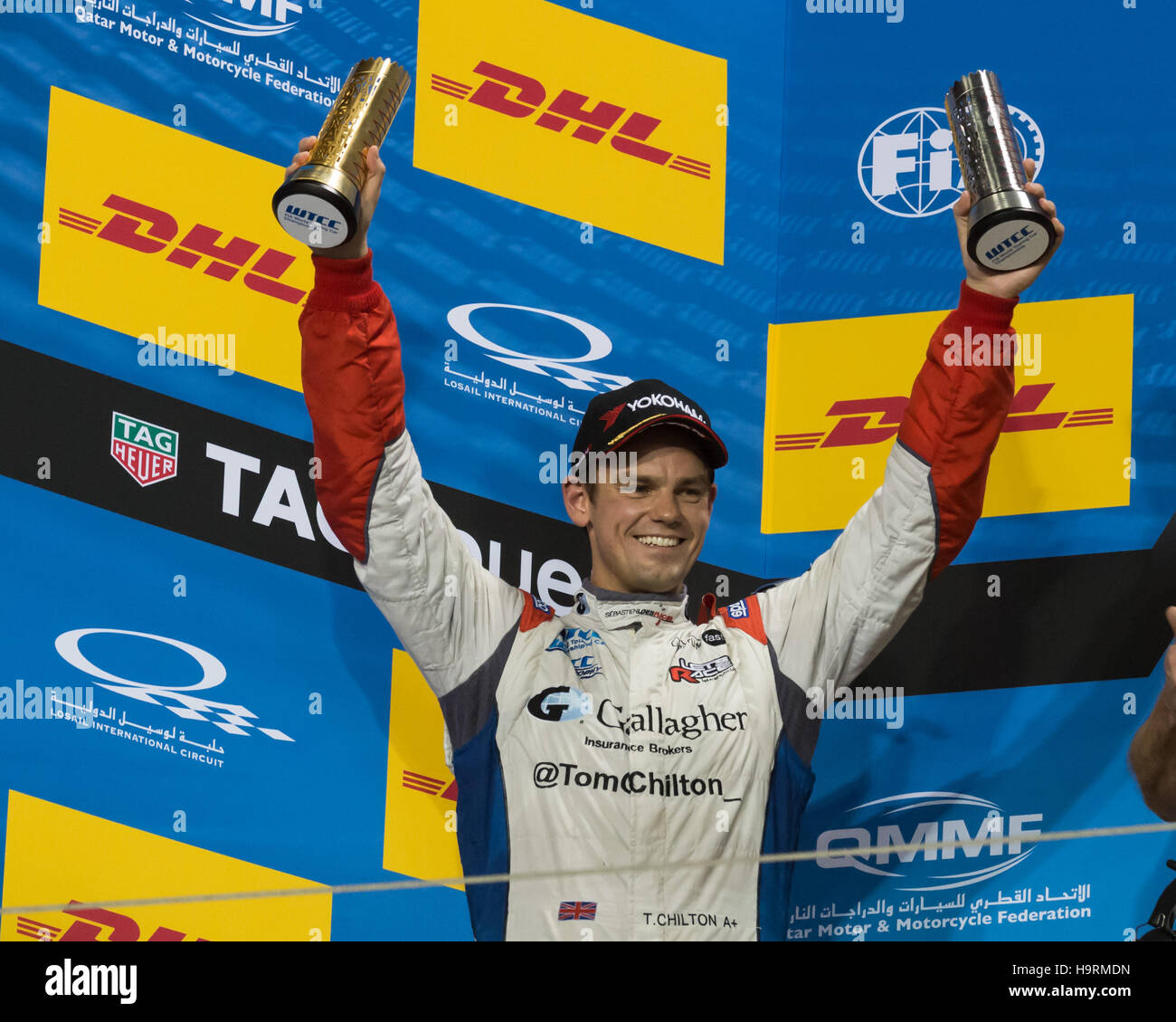 Racing car drivers on the podium hi-res stock photography and images ...