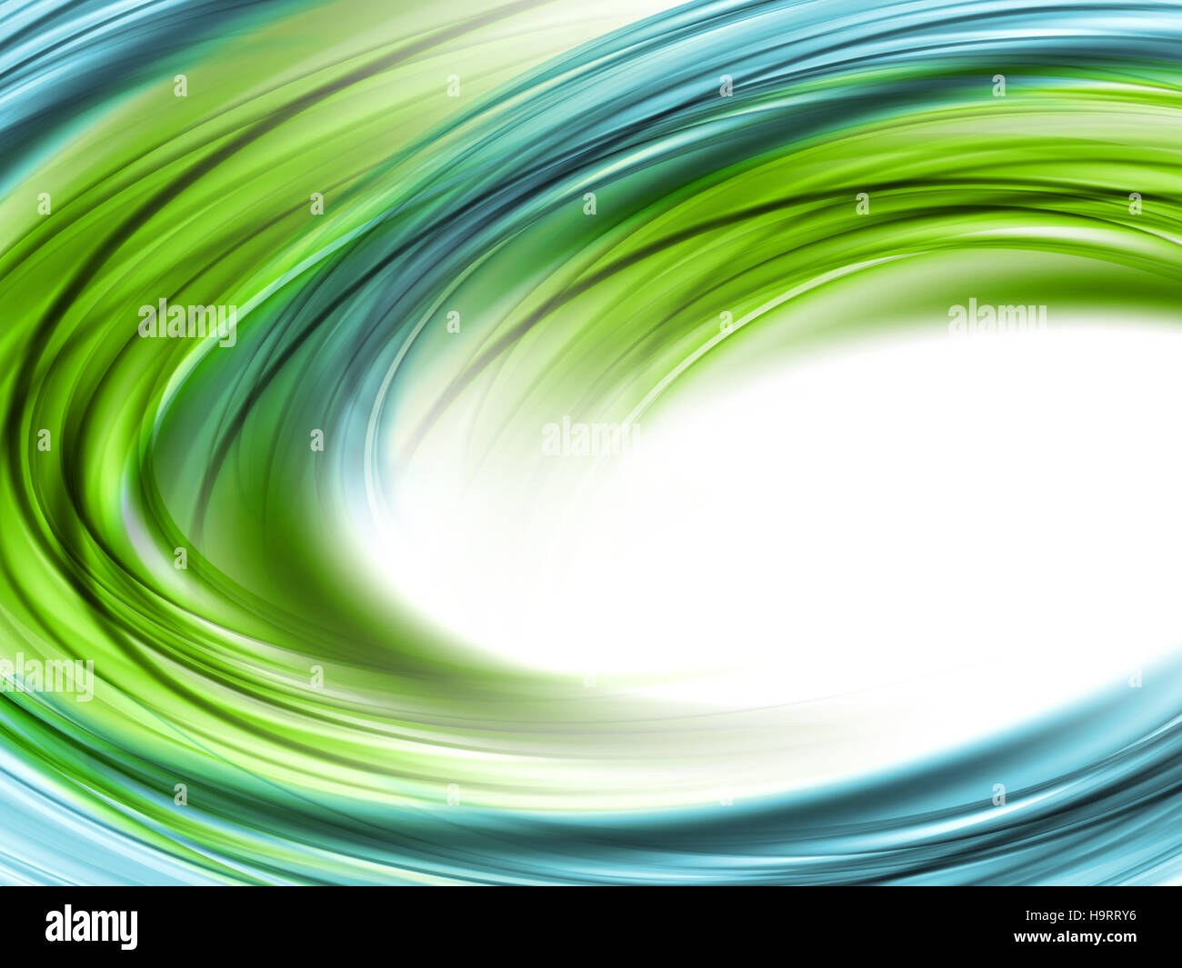 Abstract Modern Green And Blue Waved Background With Place For Text ...
