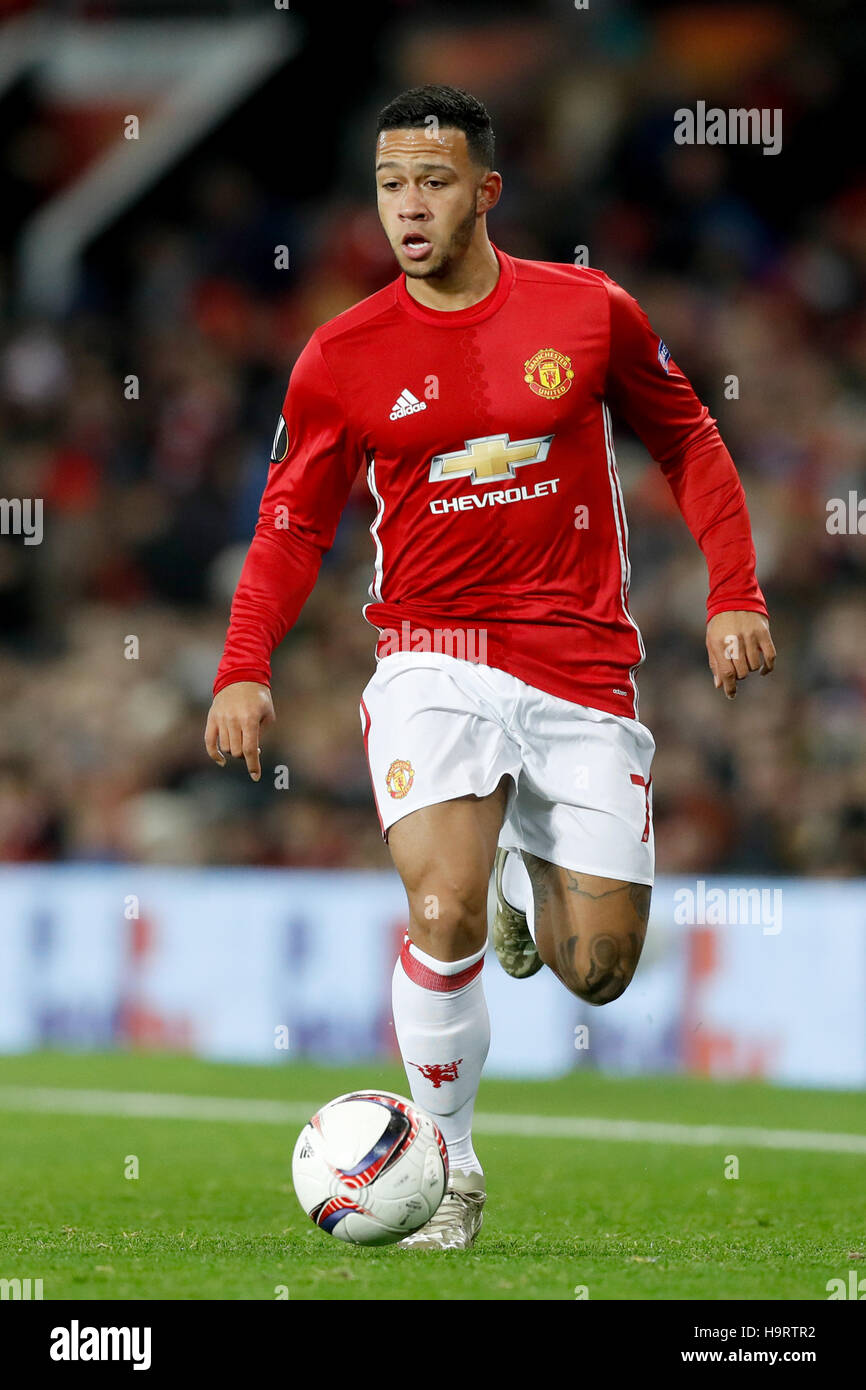 Old trafford manchester uniteds memphis depay hi-res stock photography ...