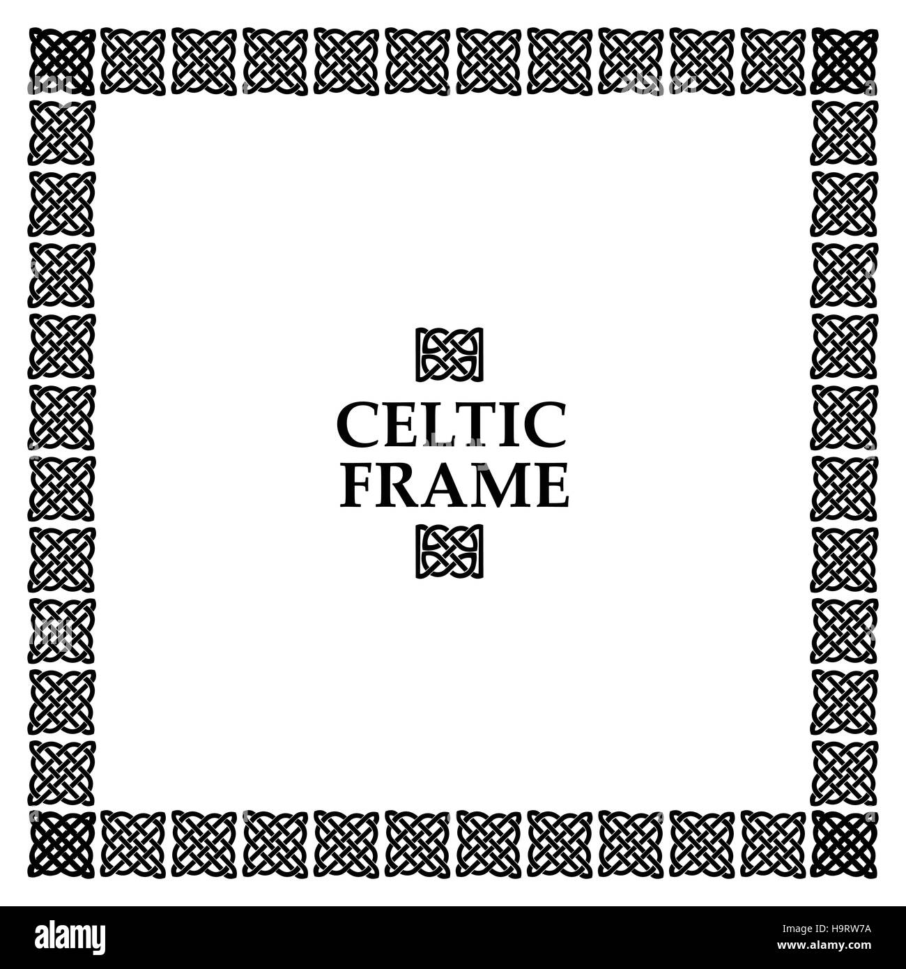 Celtic Knot Square Border