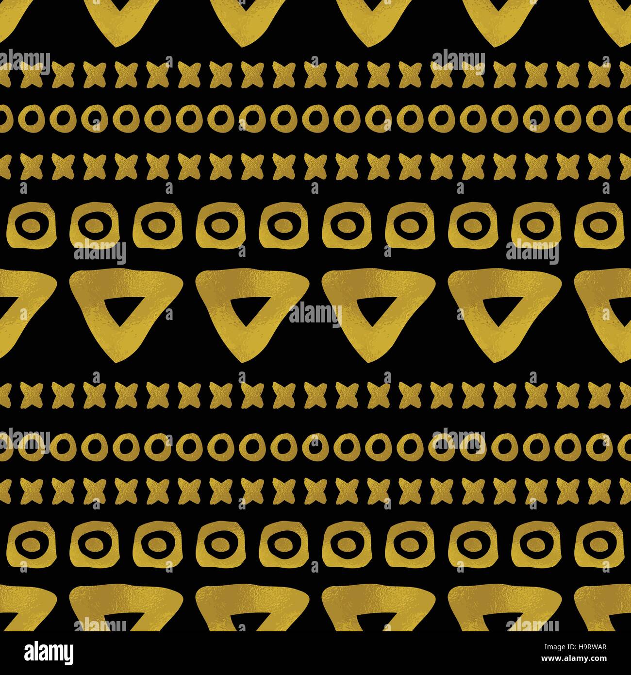 Geometric black and gold seamless pattern Stock Vector Image & Art - Alamy