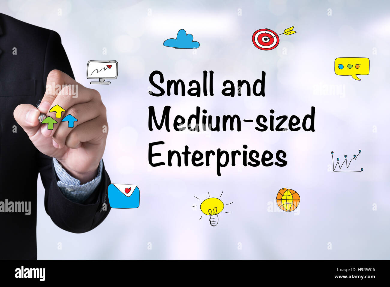 SME or Small and medium-sized enterprises Stock Photo - Alamy