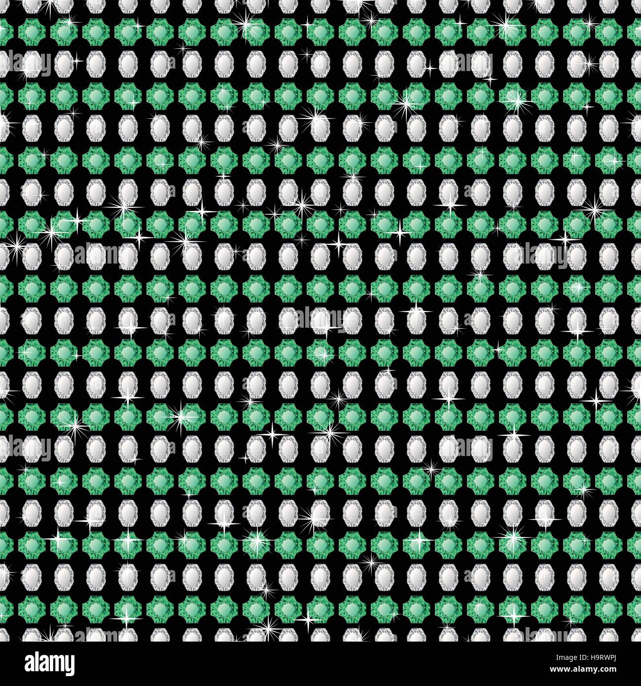 Diamonds seamless pattern Stock Vector Image & Art - Alamy