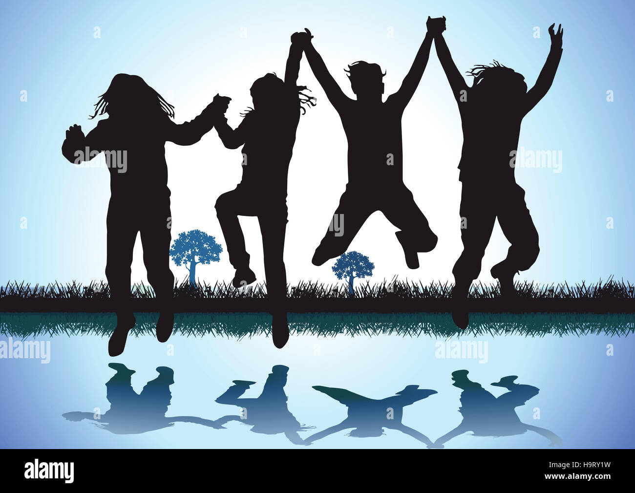 Make a leap hi-res stock photography and images - Alamy