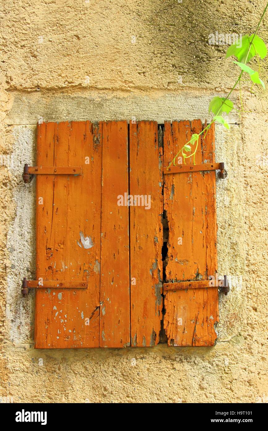 Old rustic window Stock Photo - Alamy