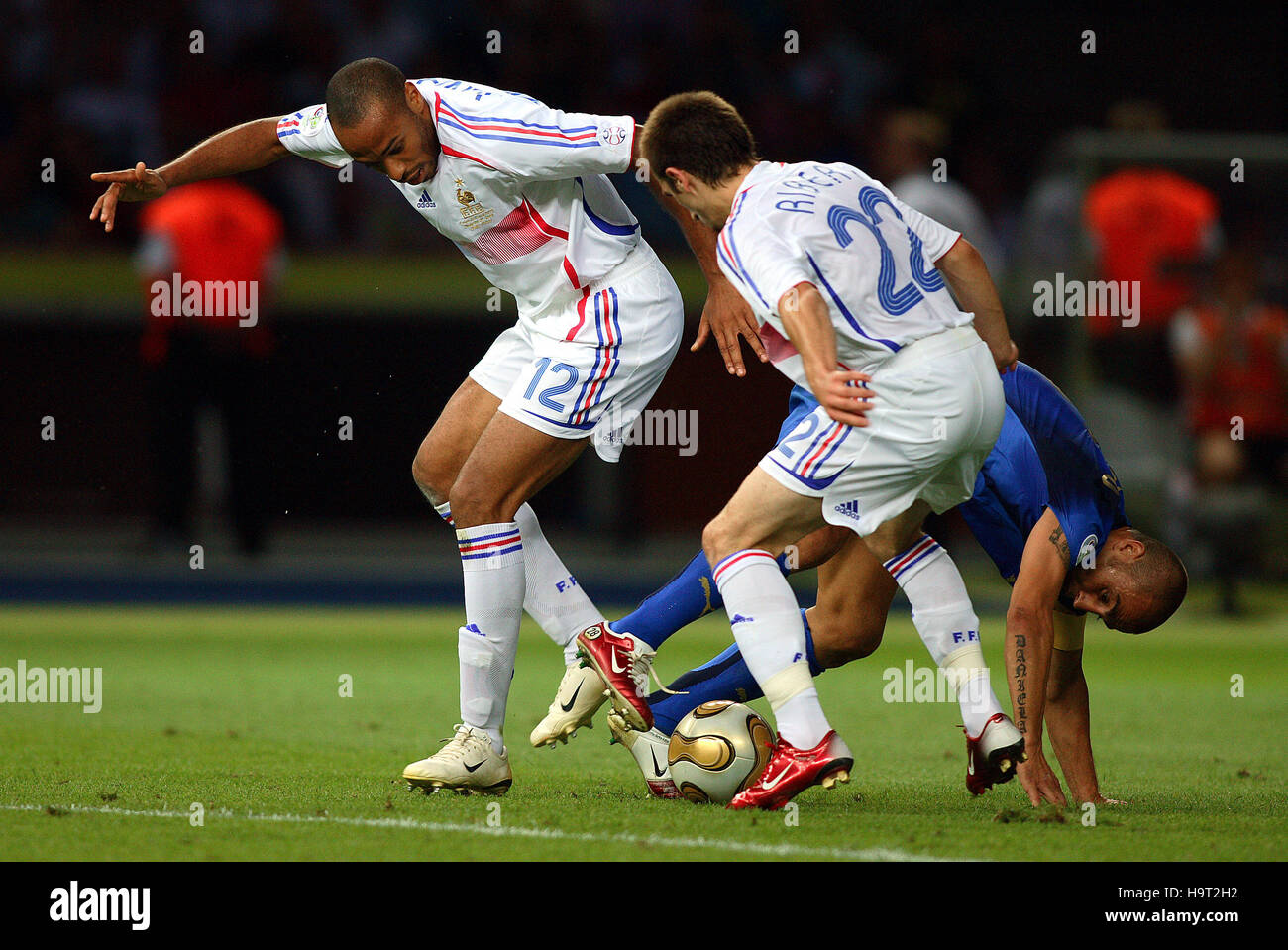 HENRY RIBERY & CANNAVARO FRANCE & OLYMPIQUE MARSEILLE OLYMPIC STADIUM ...