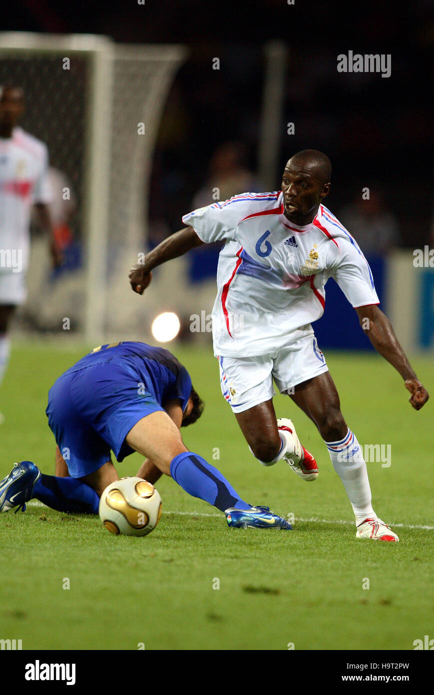 G GATTUSO & CLAUDE MAKELELE ITALY V FRANCE OLYMPIC STADIUM BERLIN ...