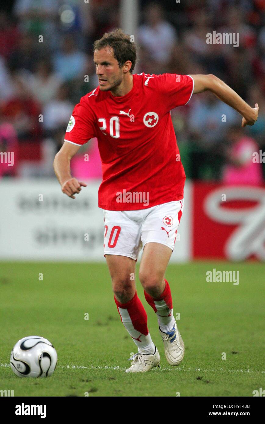 PATRICK MUELLER SWITZERLAND & OLYMPIQUE LYON WORLD CUP COLOGNE GERMANY ...