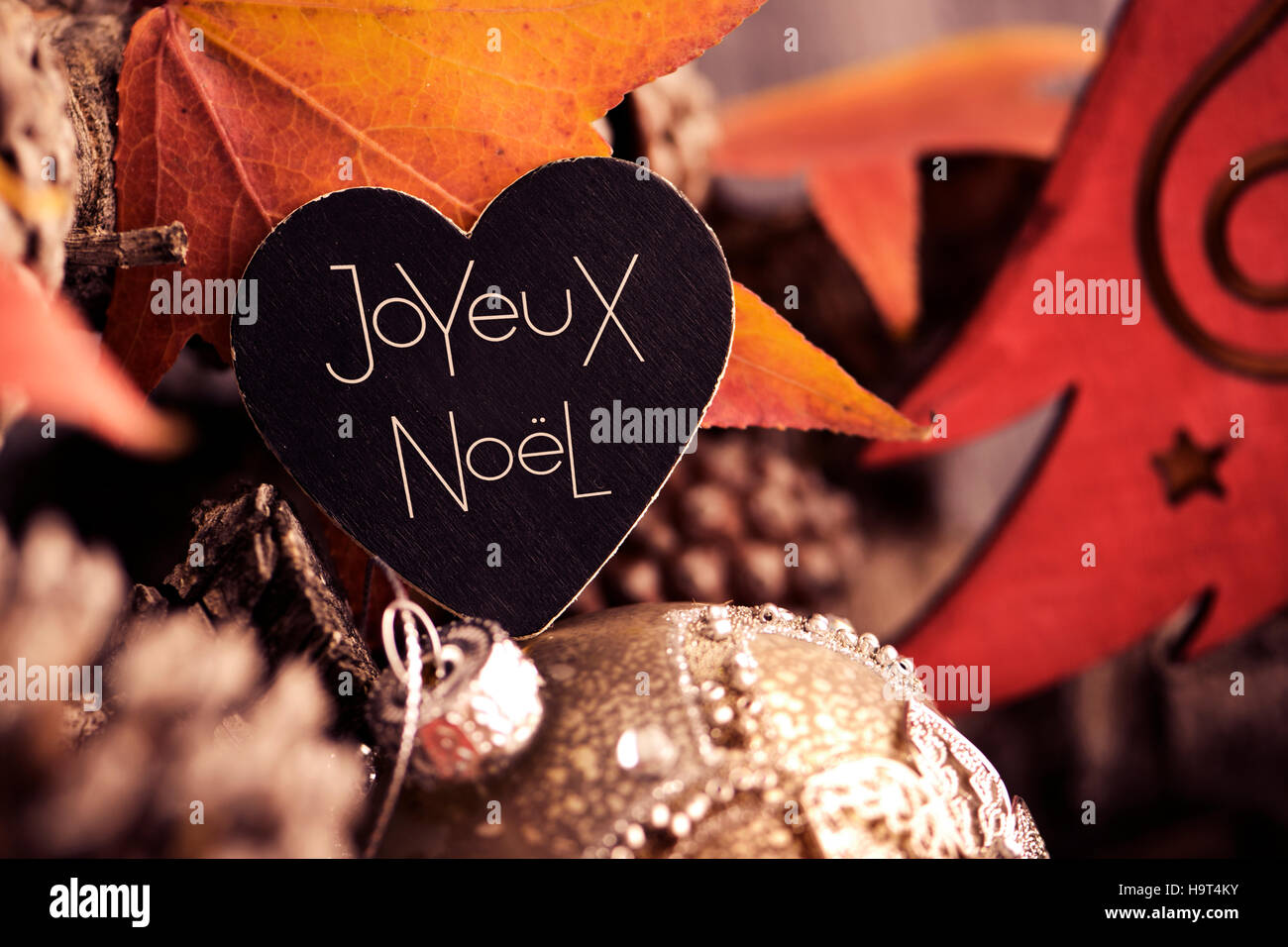 Joyeux noel hi-res stock photography and images - Alamy