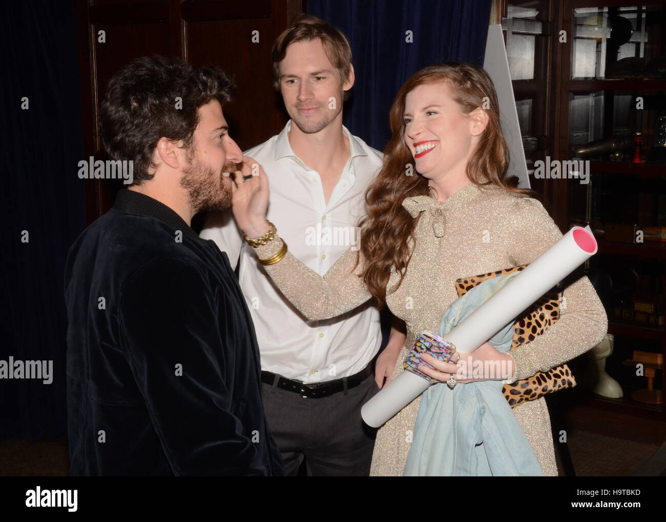 Jake Hoffman, Sam Hamill and Kat Clements at the "Goldbricks in Bloom ...