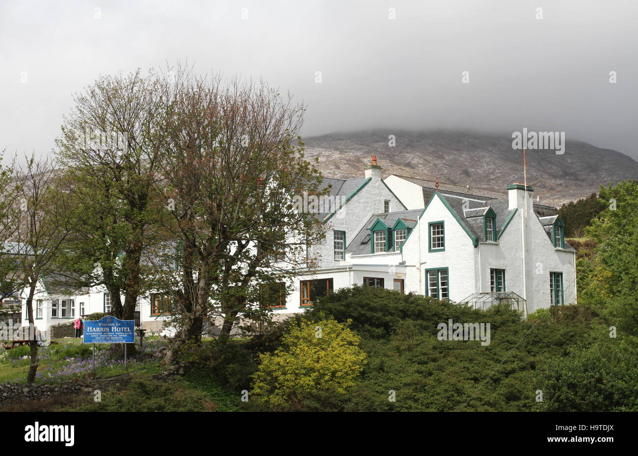 Exterior of Harris Hotel Tarbert Isle of Harris Scotland May 2014 Stock ...