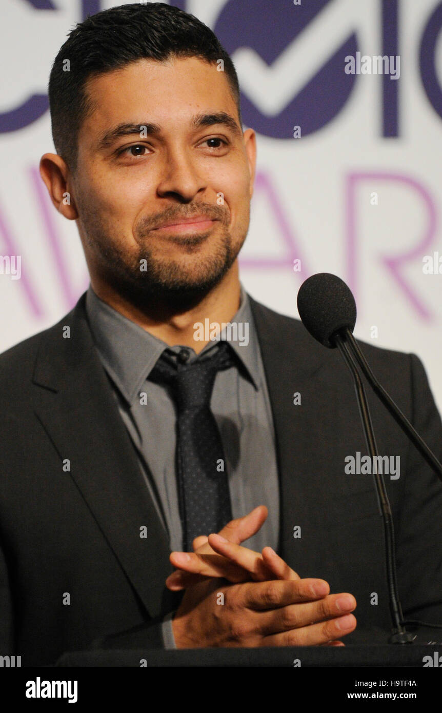 Actor Wilmer Valderrama attend the People's Choice Awards Nominations ...