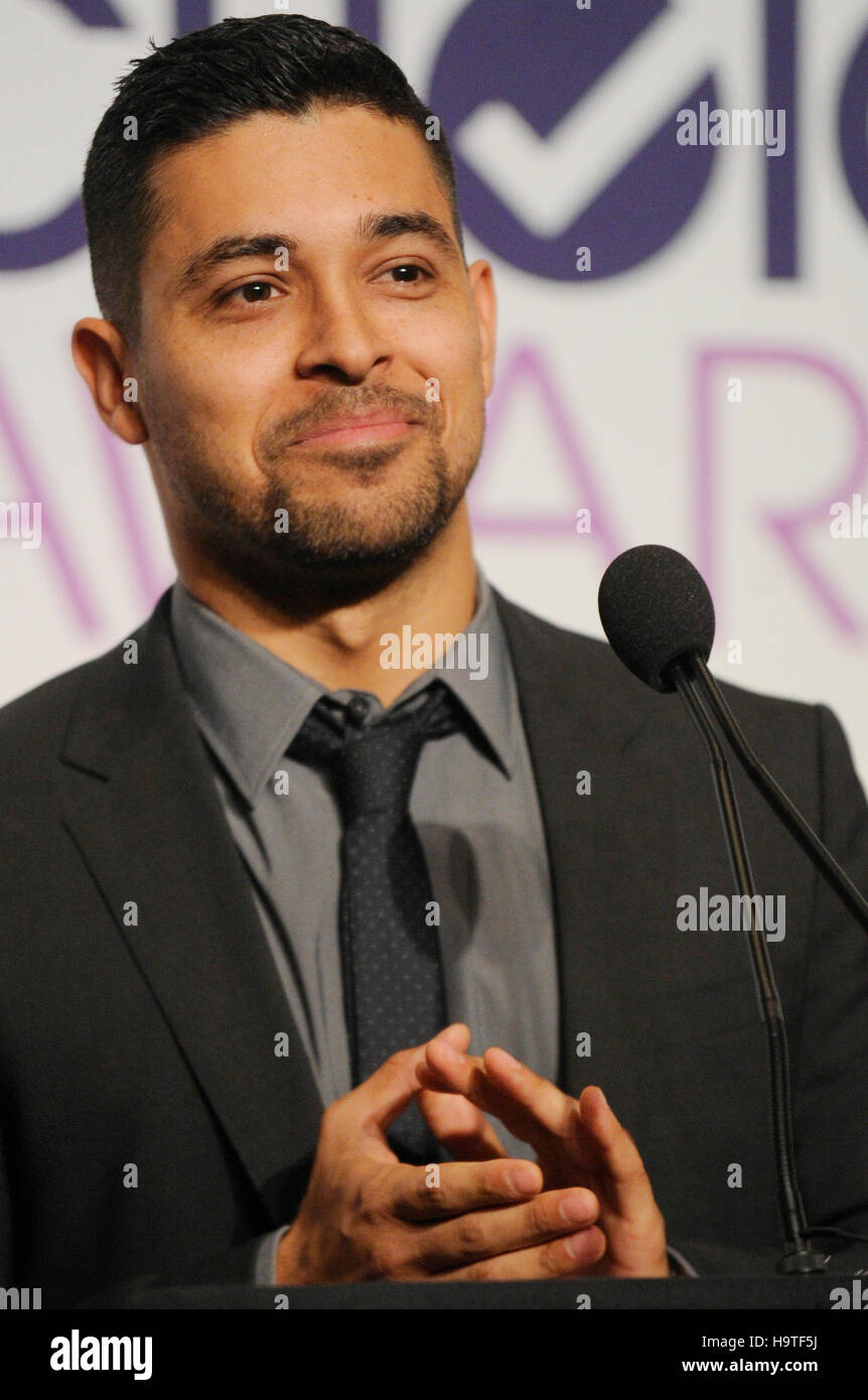 Actor Wilmer Valderrama attend the People's Choice Awards Nominations ...