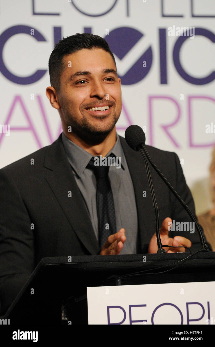 Actor Wilmer Valderrama attend the People's Choice Awards Nominations ...